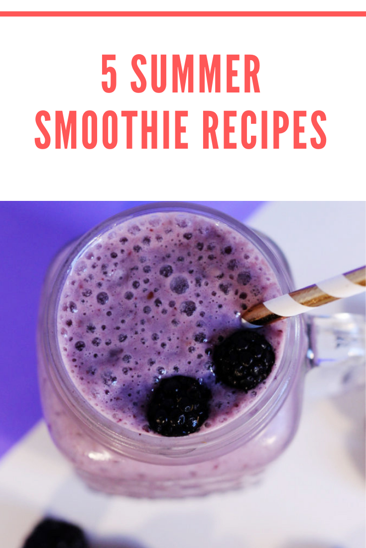 5 Healthy Summer Smoothies - One Delightful Life