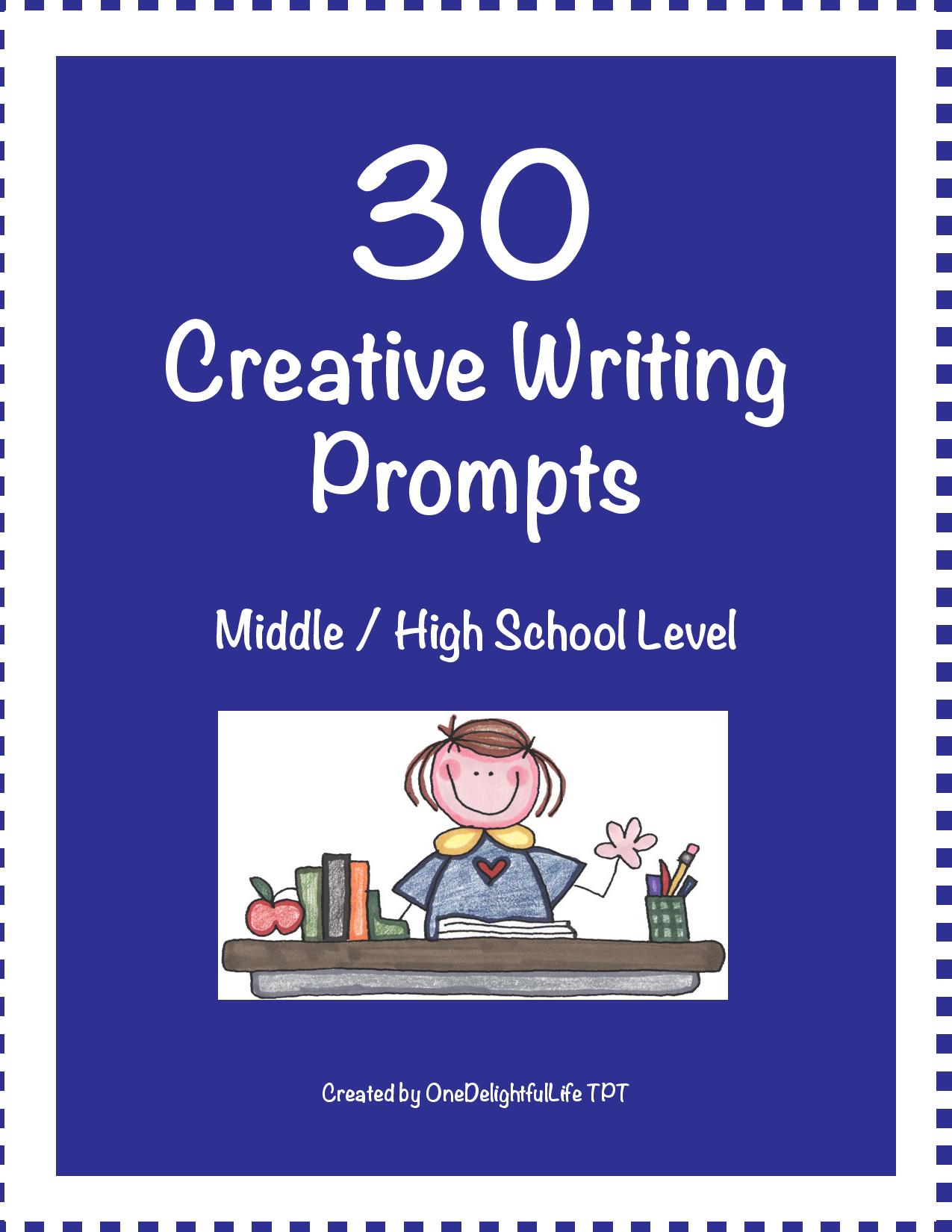 30 Creative Writing Prompts One Delightful Life 30 Creative Writing Prompts One Delightful Life