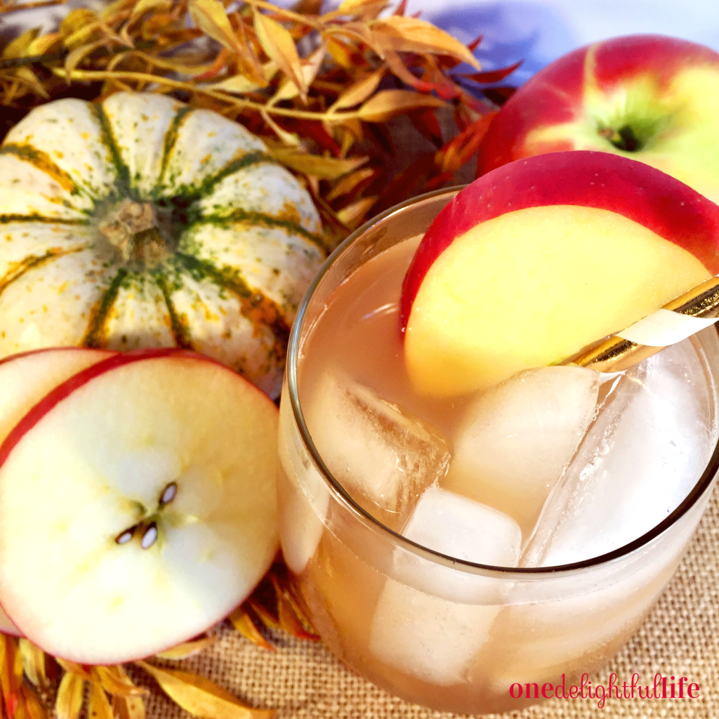Crisp Fall Day Cocktail - One Delightful Life