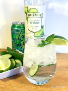 Cucumber Lime Vodka Splash - One Delightful Life