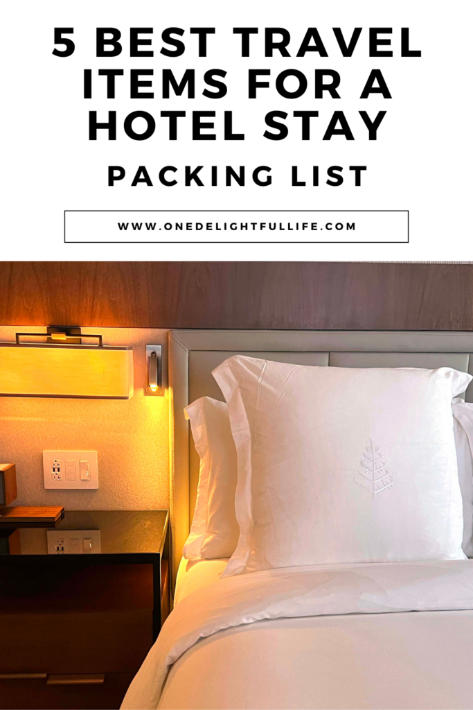 5 Best Travel Items to Pack for a Comfortable Hotel Stay - One ...
