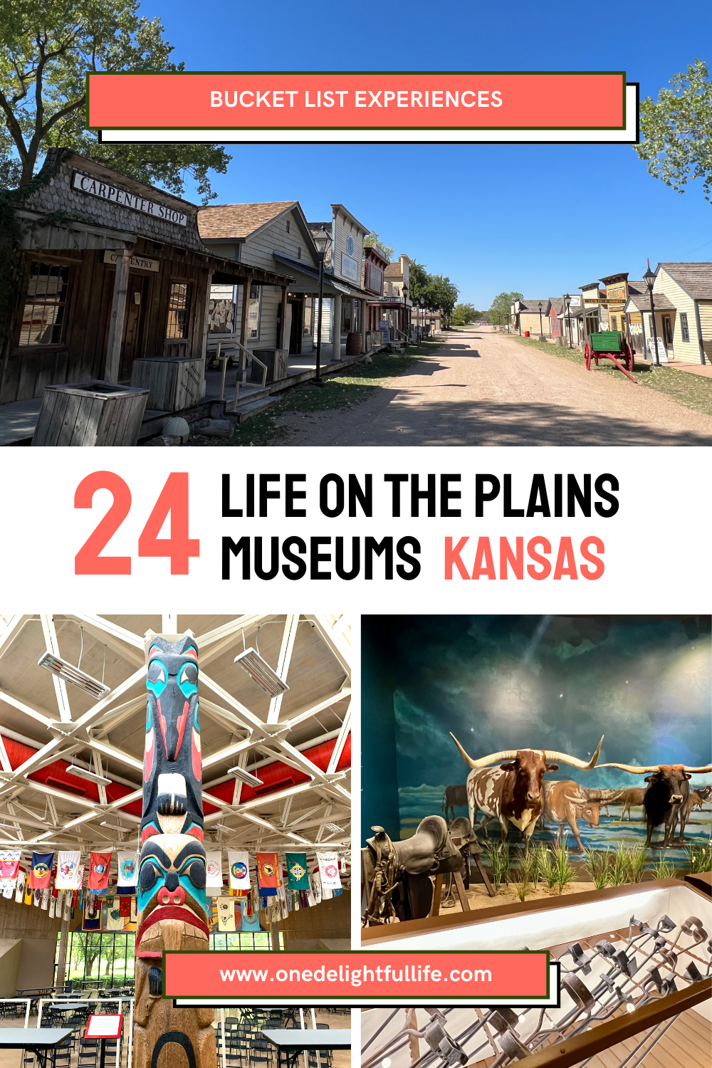 Kansas Museums to Imagine Life on the Prairie - One Delightful Life